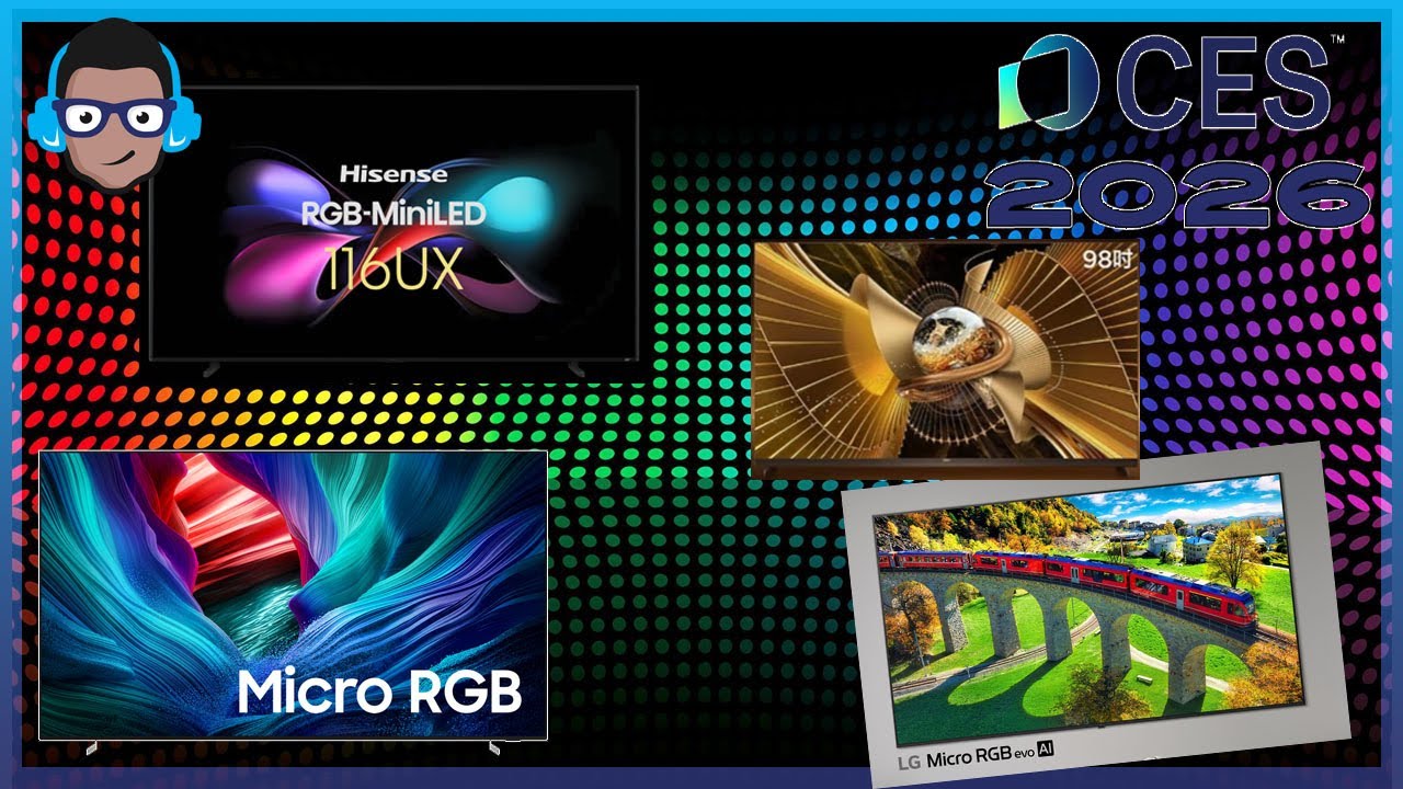 CES 2026 Preview: Micro RGB TV Tech From LG, Samsung, TCL, Hisense